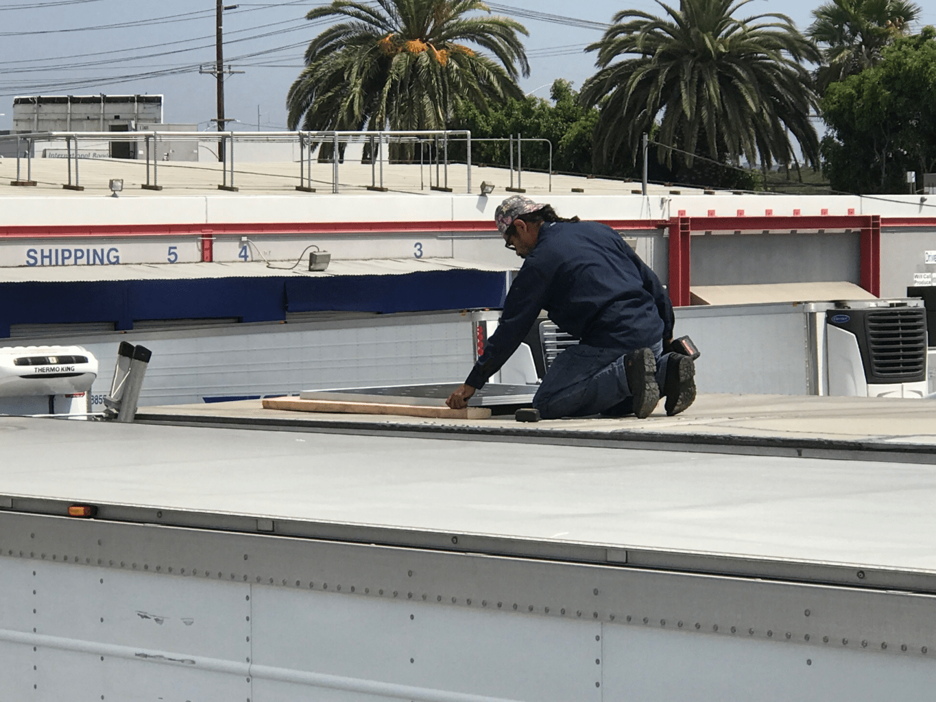 Solar Panels come to CFI reefer trucks! - Commodity Forwarders